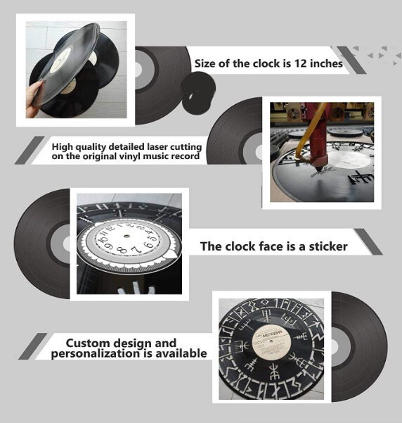 Butcher Shop Vinyl Wall Clock, Butcher Art, Butcher Gift for Any ...