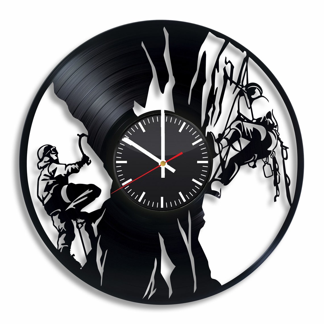 Rock Climber, Traveler Climbing, Climbing, Vinyl Wall Clock, Climbing ...