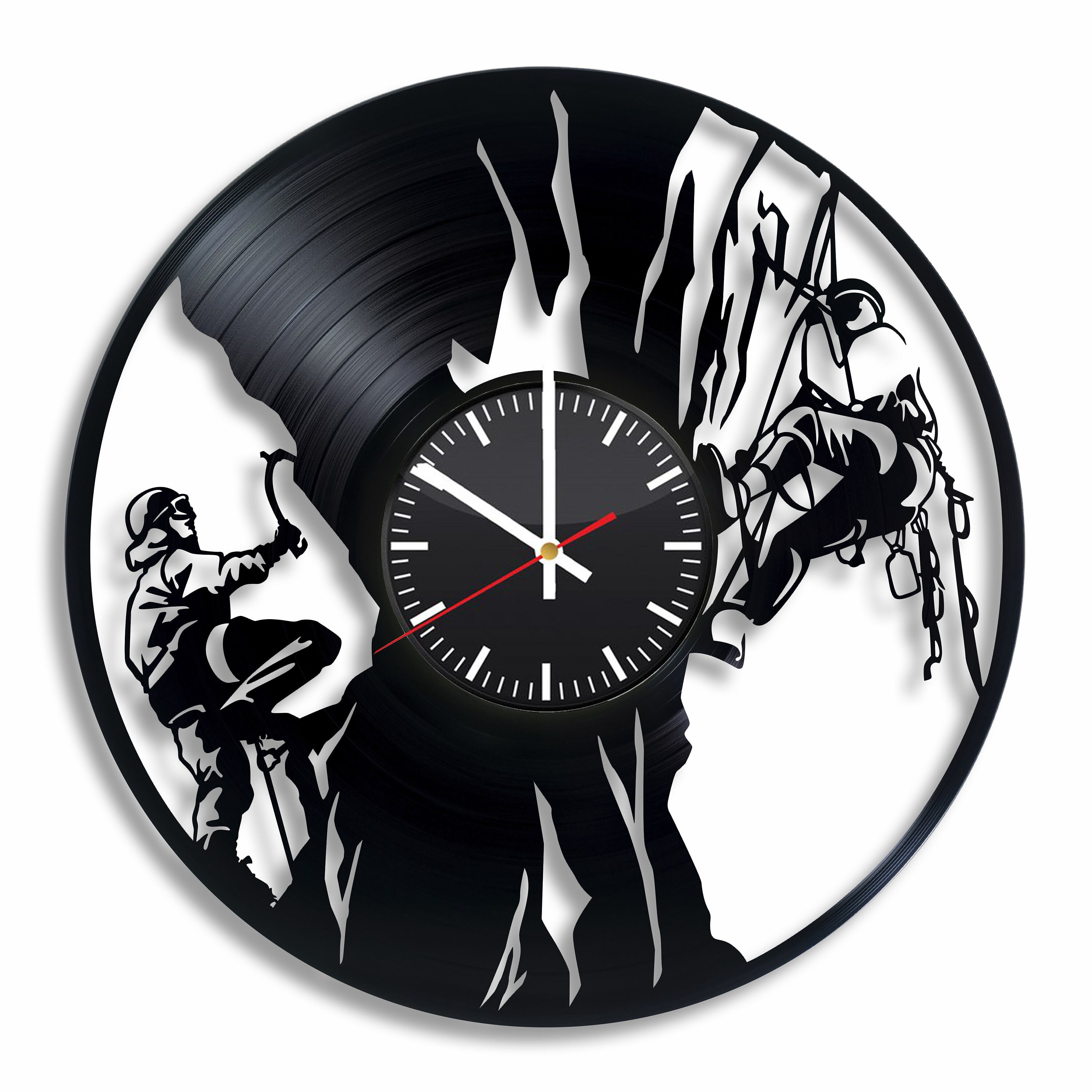 Rock Climber, Traveler Climbing, Climbing, Vinyl Wall Clock, Climbing ...