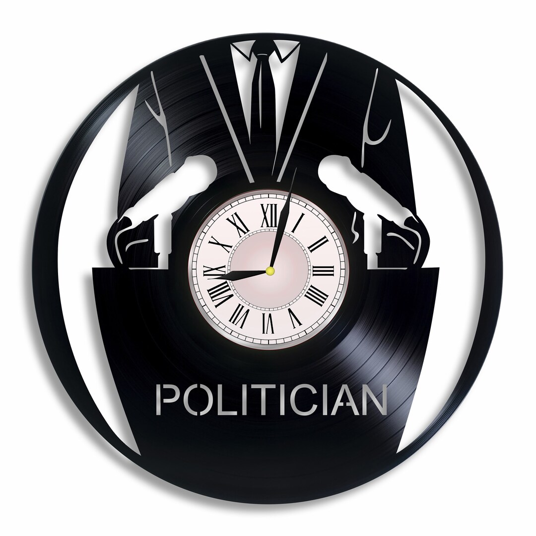 Time for Change Politician Wall Clock Handmade Decor for Political ...