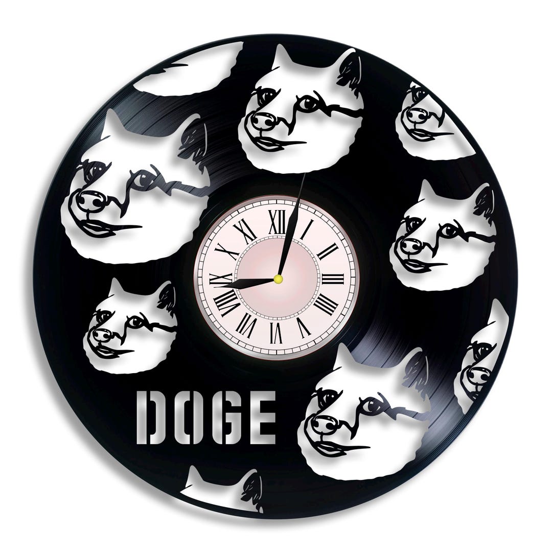 Such Style Doge Wall Clock Handmade Meme-inspired Decor for ...