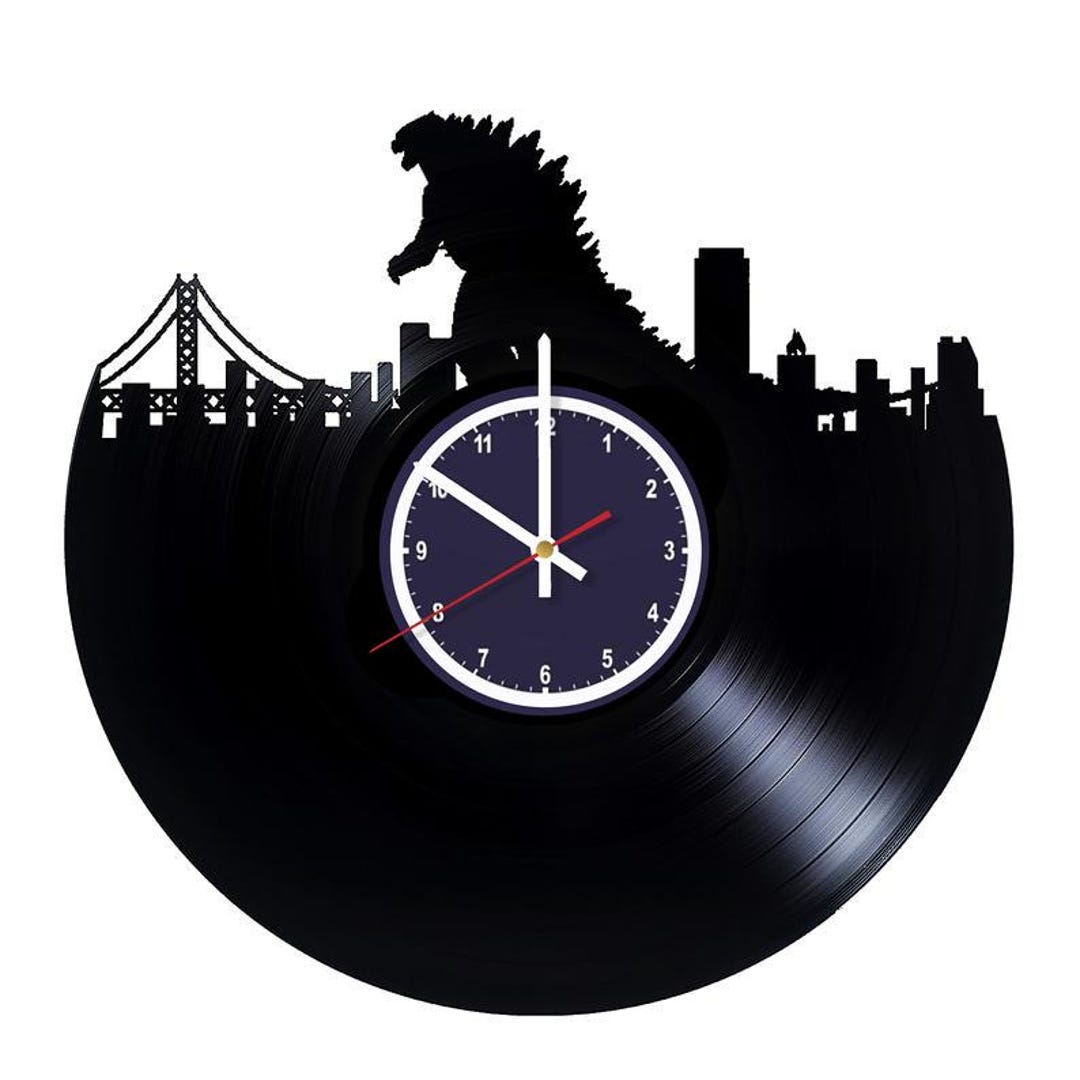 Epic Monster Wall Clock Kaiju-inspired Decor for Sci-fi and Fantasy ...