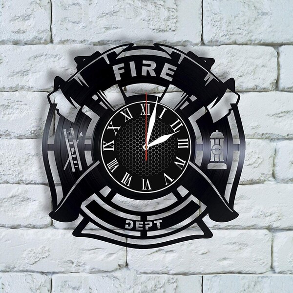 Fire Department Wall Clock - Etsy