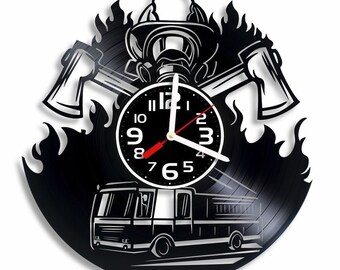 Fire Department Clock | Etsy