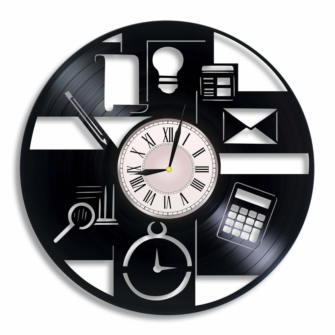 Accounting-themed Handmade Vinyl Clock Perfect Gift for Accountants ...