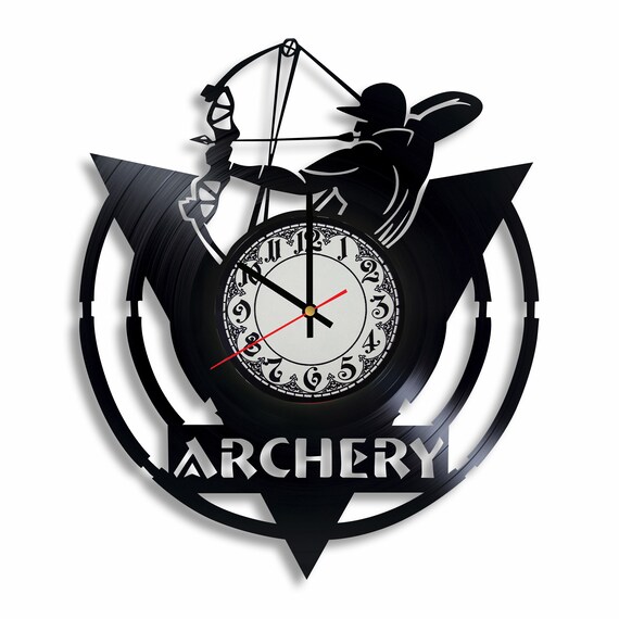 Archer Art Wall Clock Archery Quiver Archer Cosplay Archer | Etsy
