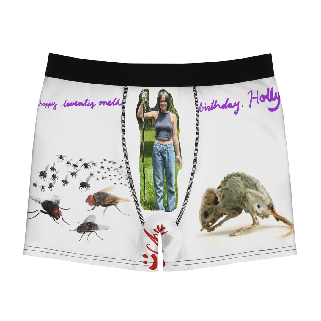 Holly Birthday Boxer Briefs AOP - Etsy
