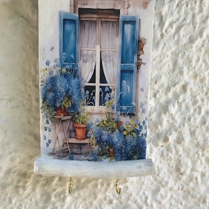 Key Holder Ιnspired From Greek Island / Key Hook / Wall Decor/ Key ...