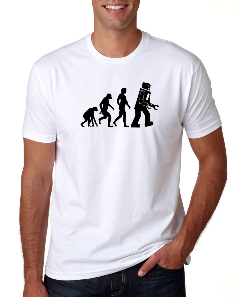 Robot Evolution Sheldon Cooper the Big Bang Theory - Etsy