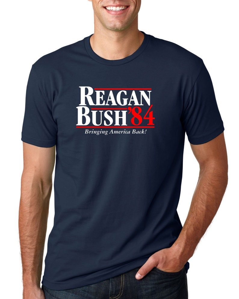 Reagan Bush '84,GOP George Bush - T Shirt - Etsy