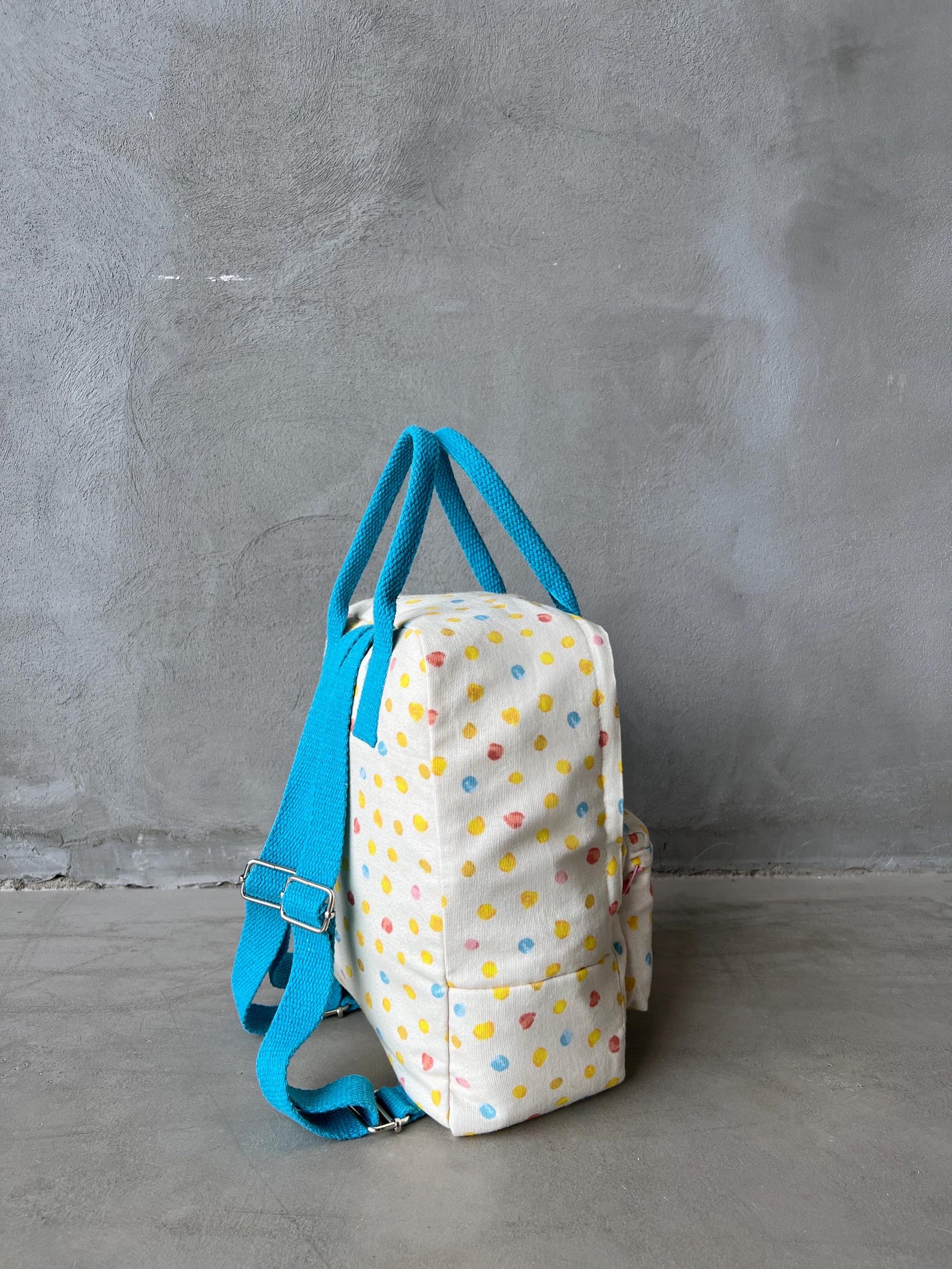 Personalized Organic Cotton Kids Backpack & Sun Hat Set - Eco-friendly ...