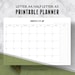 Monthly Planner Weekly Planner Planner Book Organizer DIY Book Editable ...