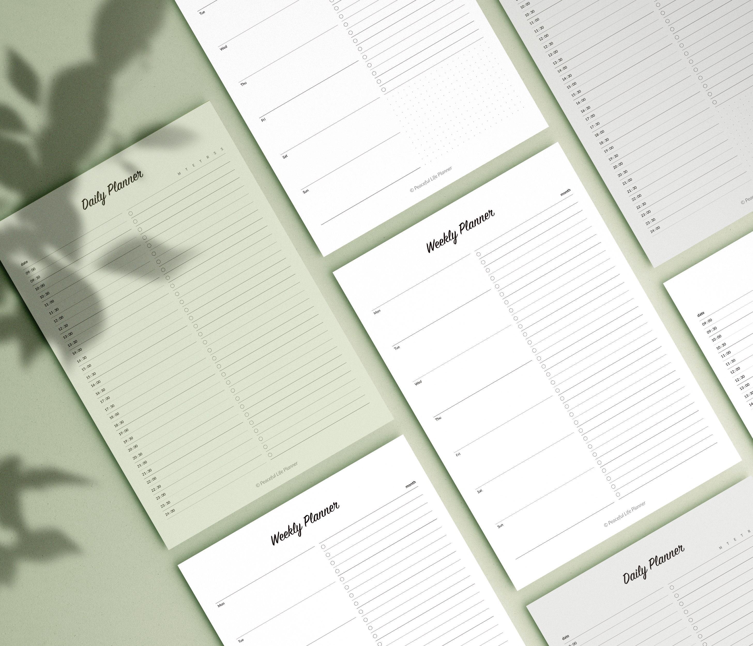 Effective Time Management Daily, Weekly Planner - Etsy