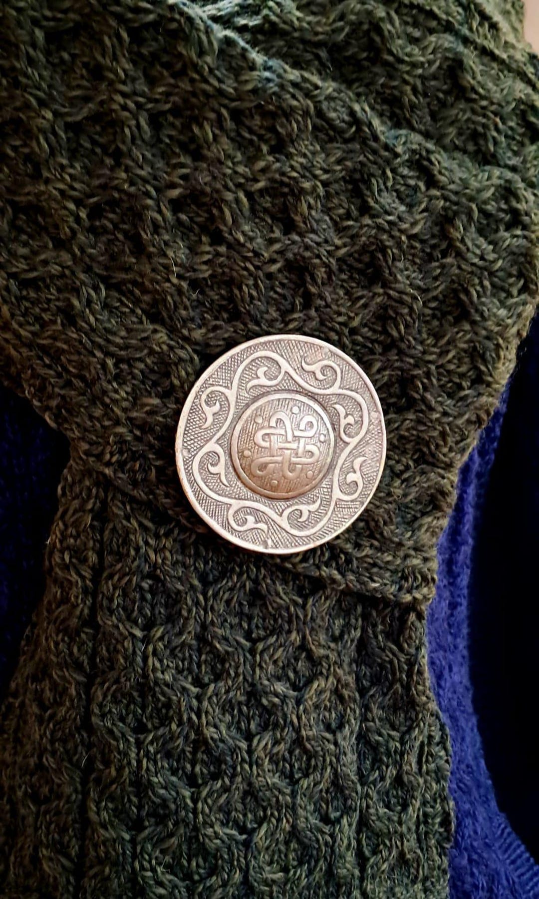 Beautifully Handcrafted Irish Celtic Brooch Pin, Celtic Shawl Pin ...