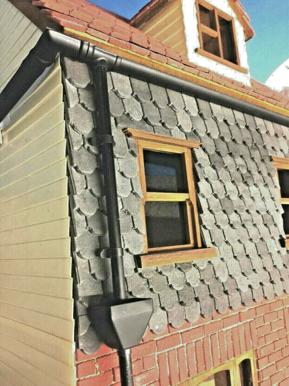 1/12th Dolls House Guttering Kit + FREE 2 Extra Free Gutter Lengths ...