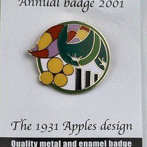 Vintage Clarice Cliff Collectors Club (CCCC) Enamel Badge From 2001 ...