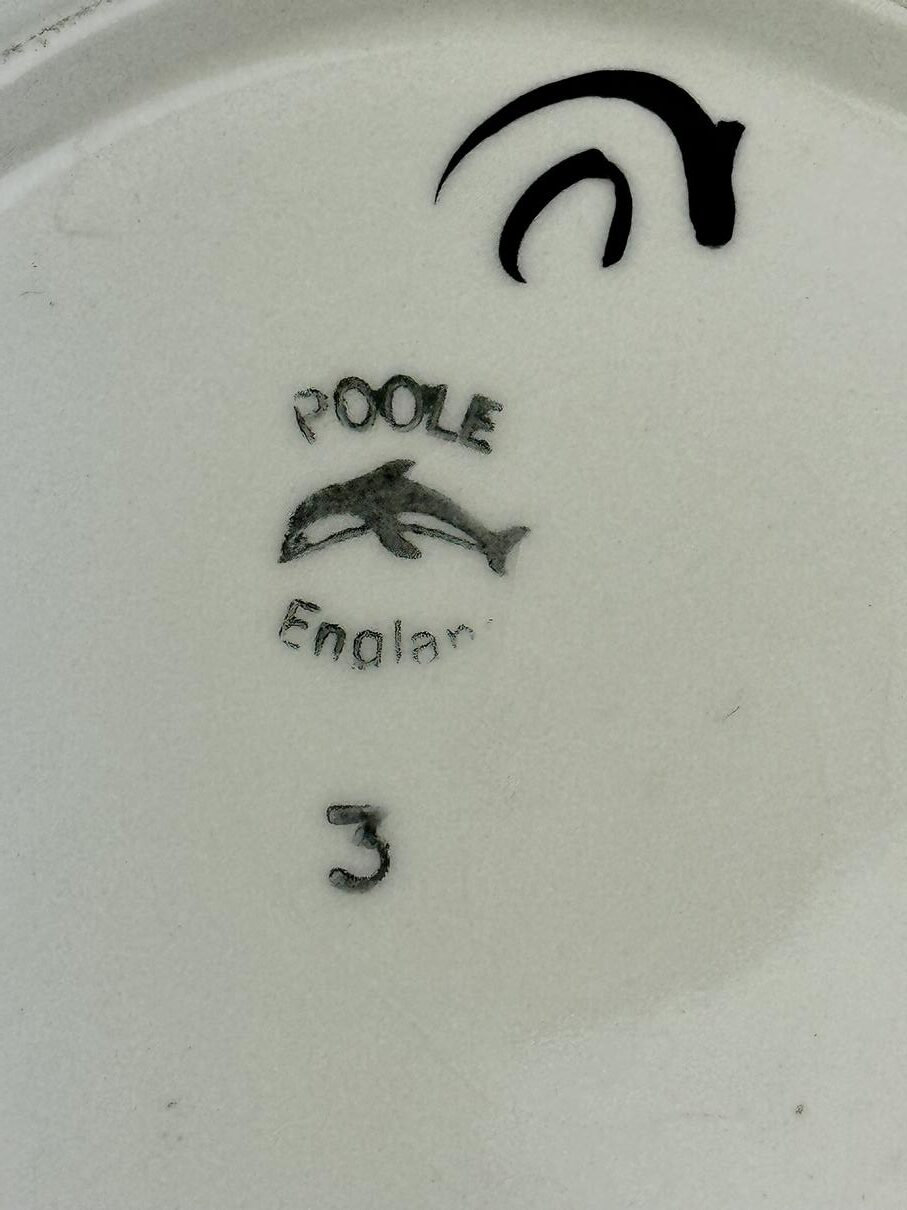 Poole Pottery DELPHIS Pattern Plate by Carol Cutler, 20cm, Shape 3 ...