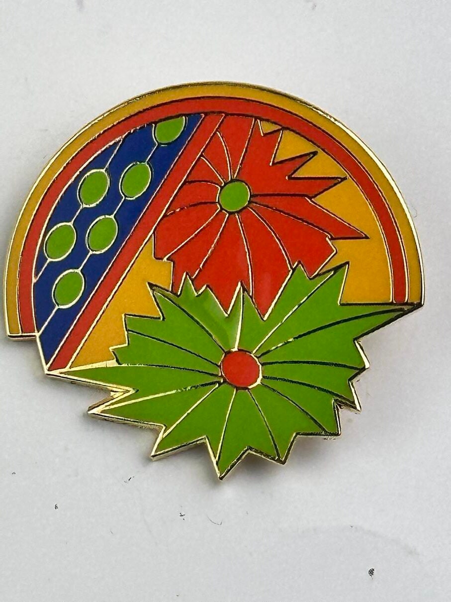 Clarice Cliff Collectors Club CCCC Enamel Badge From 2009. Umbrellas ...