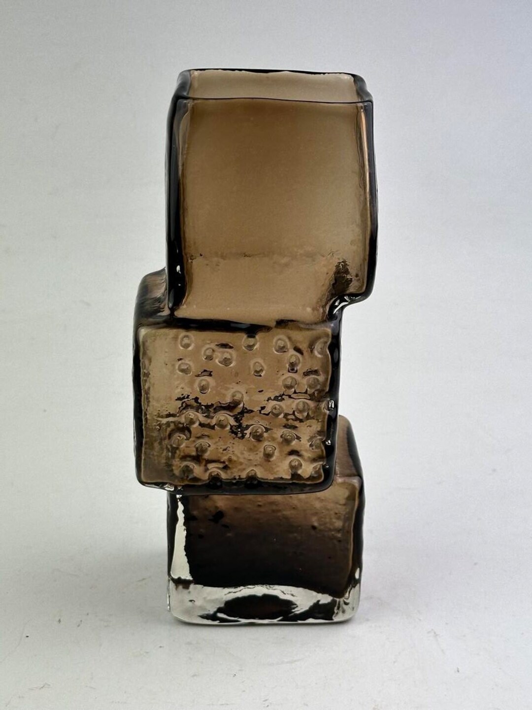 WHITEFRIARS Drunken Bricklayer Vase by Geoffrey Baxter, Cinnamon Colour ...