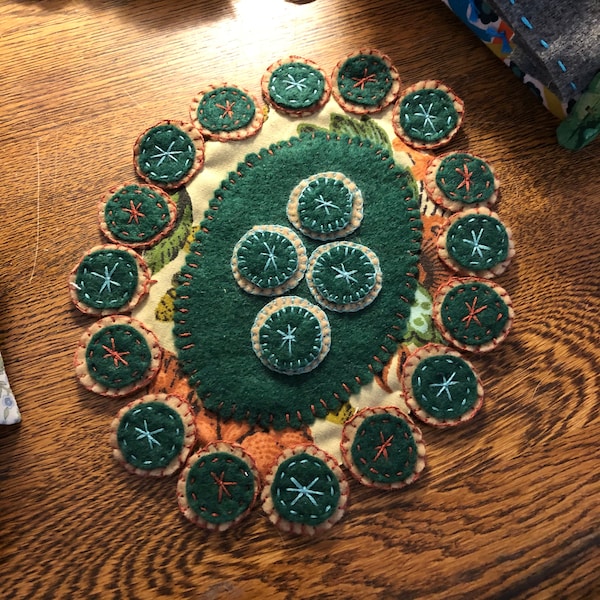 Wool Penny Rug - Etsy