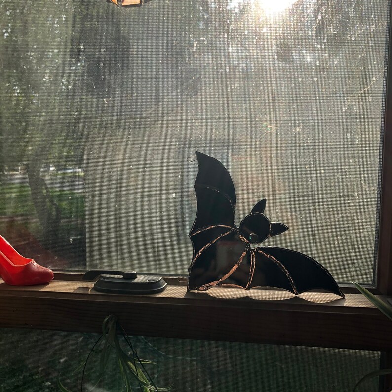 Stained Glass Bat - Etsy