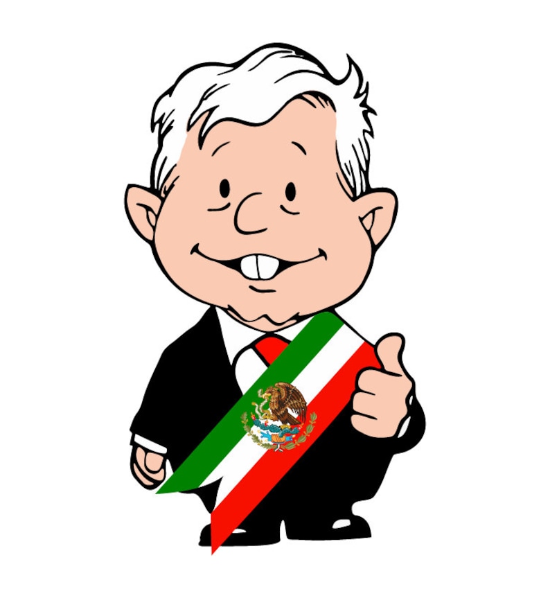 AMLO Lopez Obrador AMLITO Presidente PNG Download - Etsy
