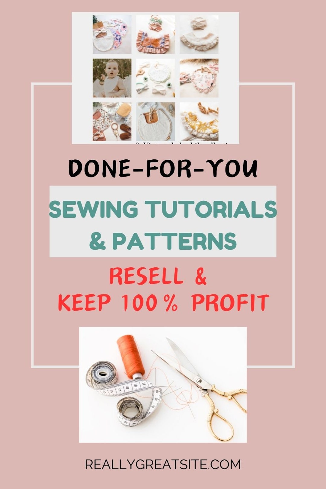 Sewing Enthusiast Collection, Craft Patterns, DIY Sewing, Pattern Lover, PLR Sewing Patterns for ...