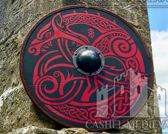 Viking Wolf Shield - Etsy