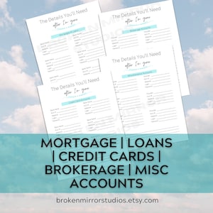 After Death Planner | Family Prep | Emergency Planner | Living Legacy ...