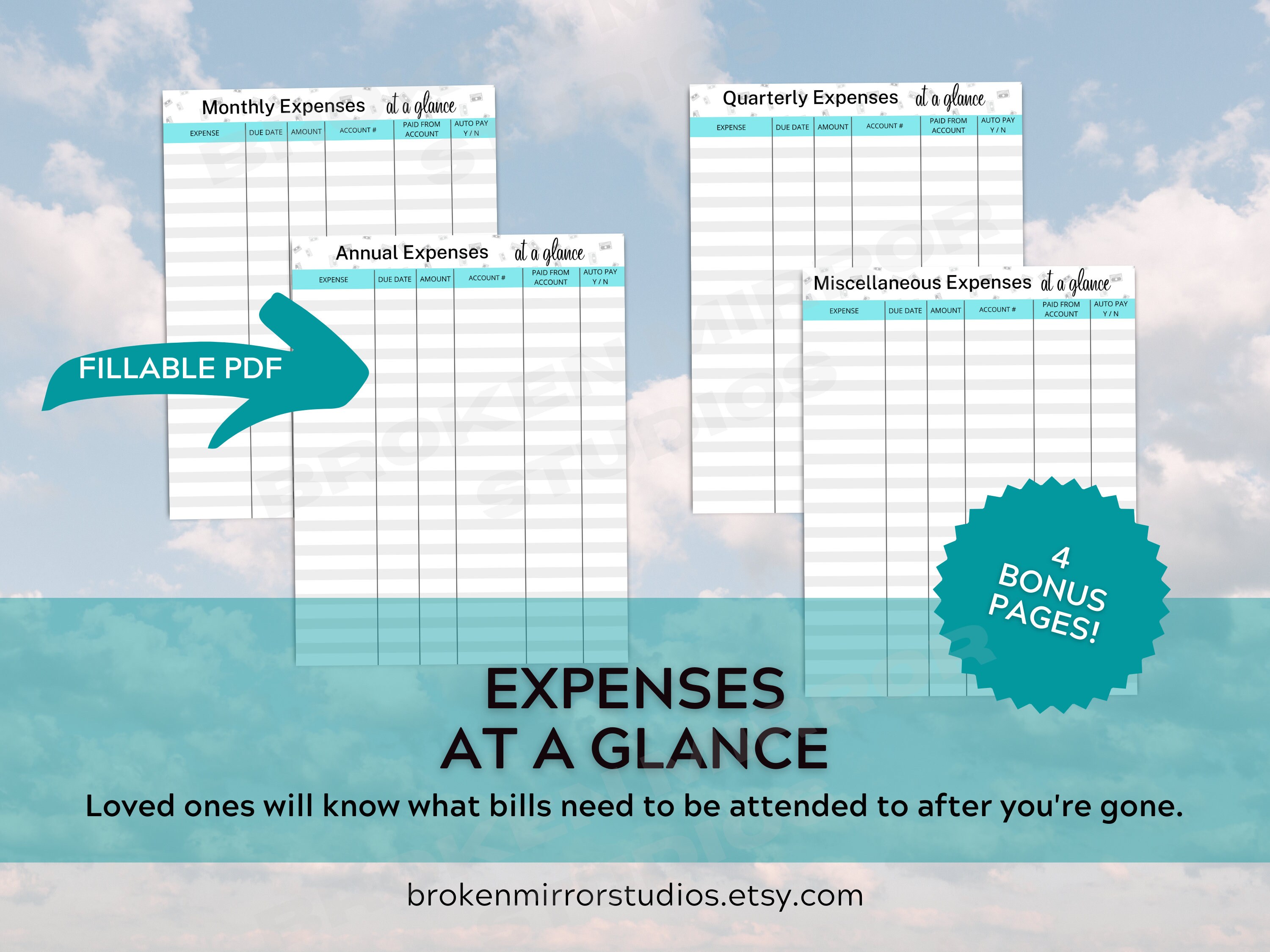 After Death Planner | Family Prep | Emergency Planner | Living Legacy ...