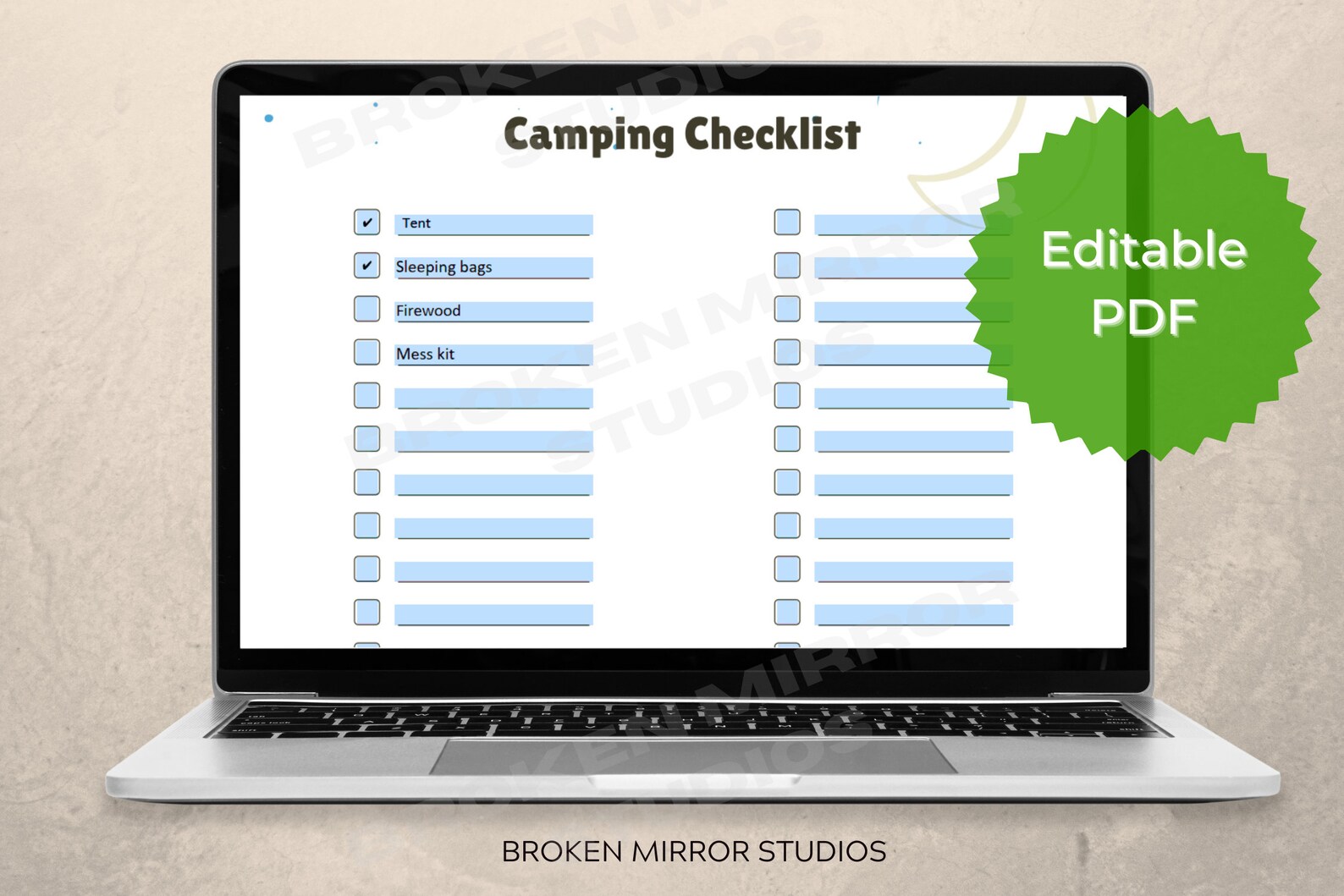 Camping Checklist | Camping Planner | Kids Camp | Family Planner ...
