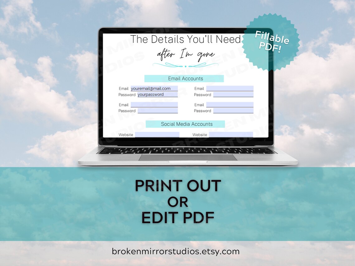 After Death Planner Family Prep Emergency Planner Living - Etsy