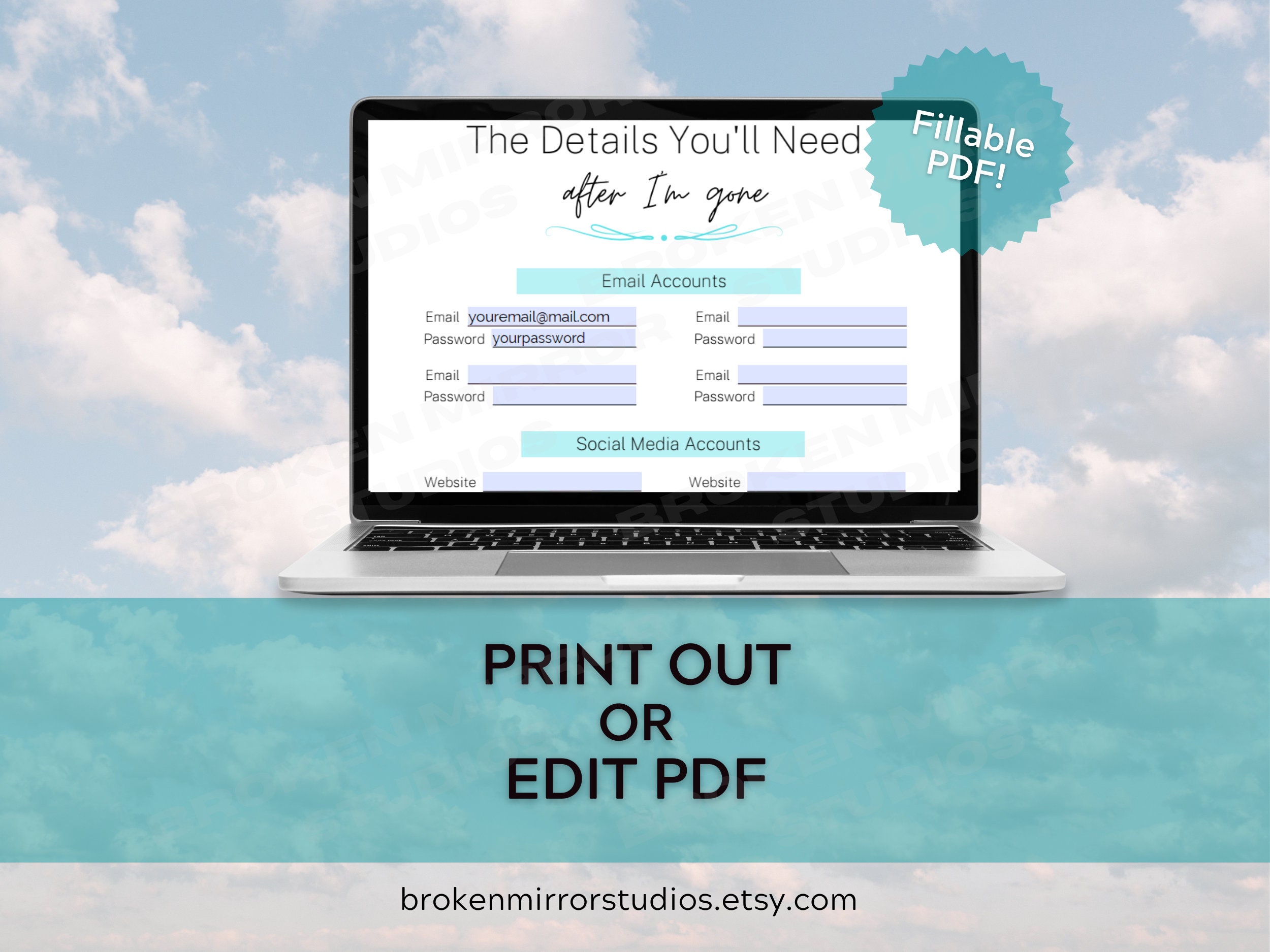 After Death Planner | Family Prep | Emergency Planner | Living Legacy ...