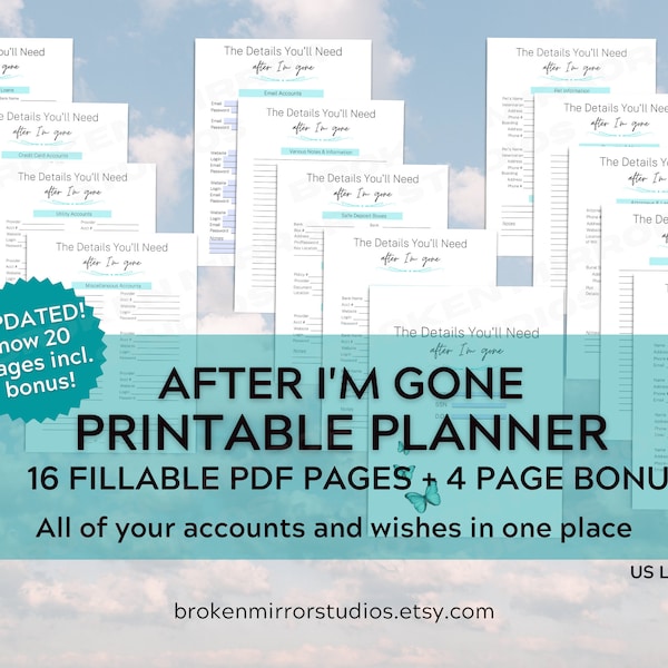 Estate Planner - Etsy