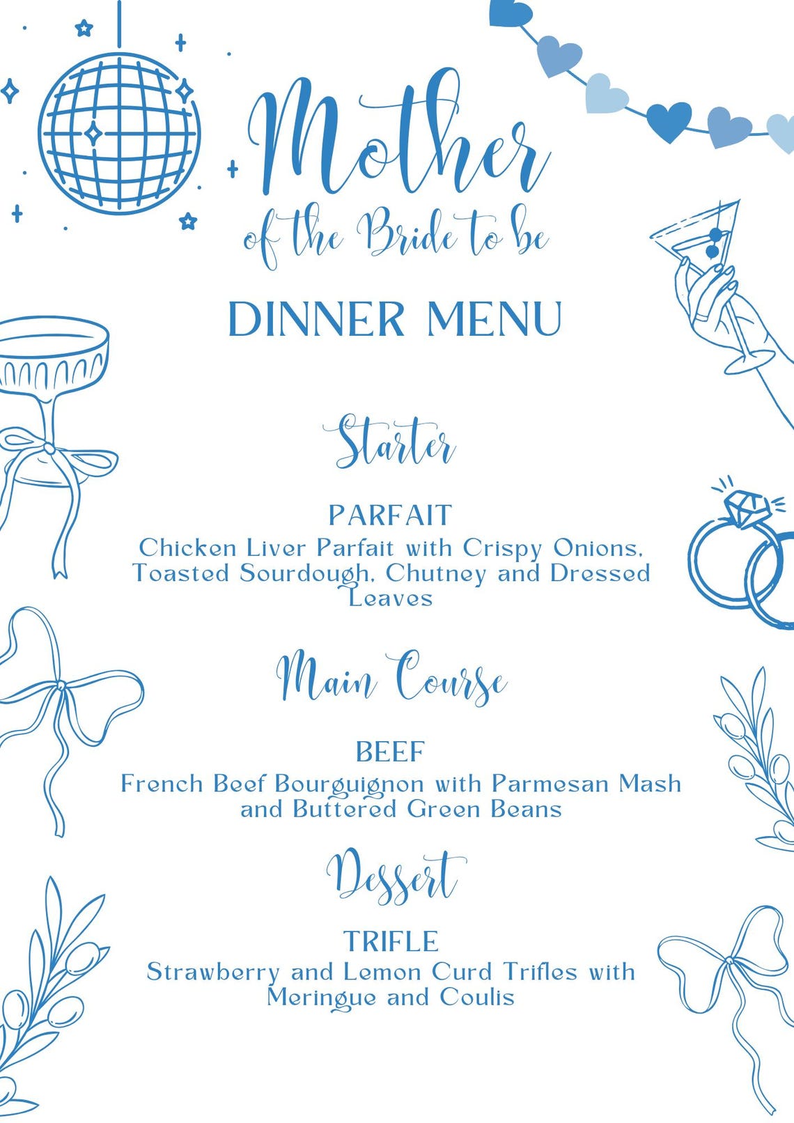 Custom Hen Itineraries | Mamma Mia Theme | Hen Party Stationary ...