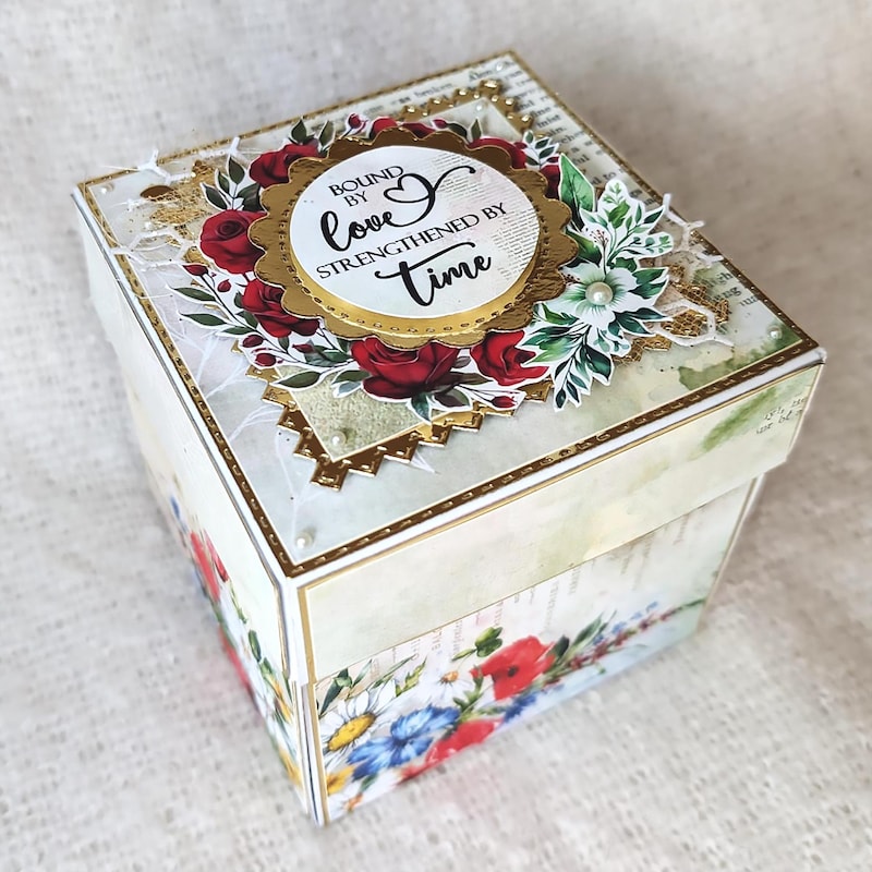 Exploding Box Template - Etsy