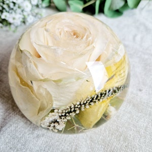 11cm Resin Sphere, Flower Preservation, Wedding Flowers Funeral ...