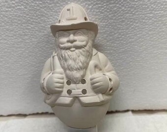 Nowell 1947 Ceramic Fireman Old Salt Santa Bisque ready to Paint - Etsy