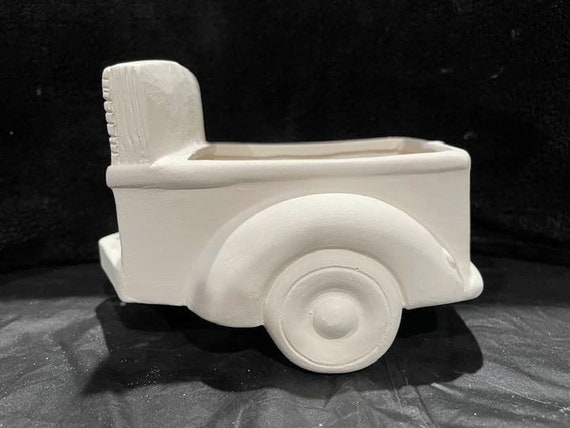 Ready to Paint Ceramic Clay Magic Truck Trailor. - Etsy