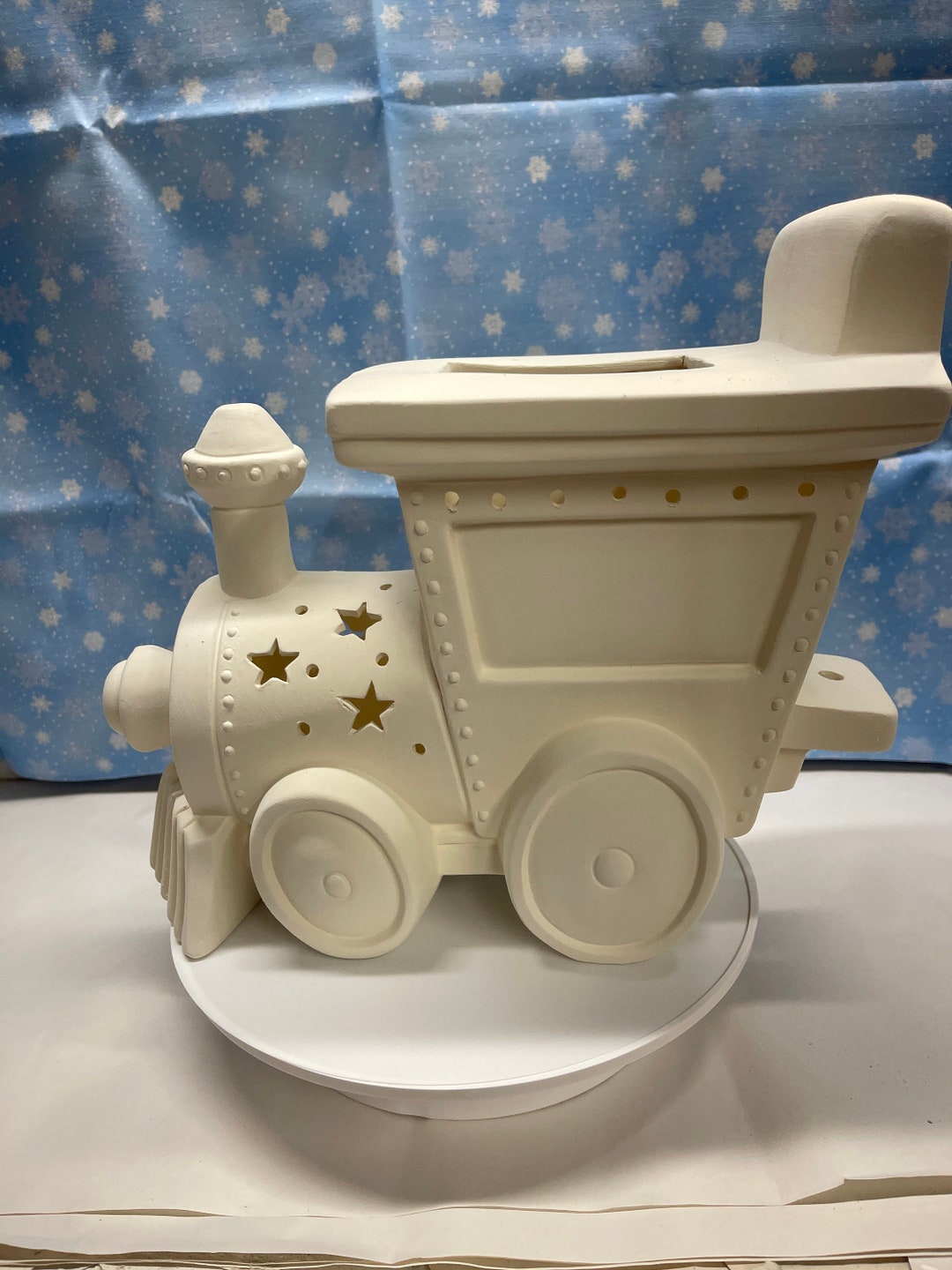 Ready to Paint Ceramic Choo-choo Train Clay Magic - Etsy