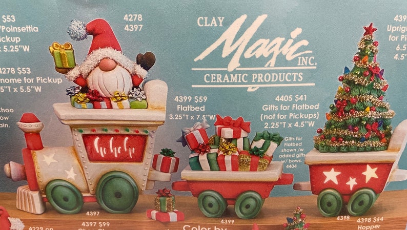Ready to Paint Ceramic Clay Magic Train Hopper - Etsy
