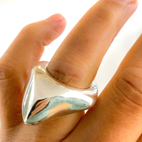 Solid Silver Rings - Etsy