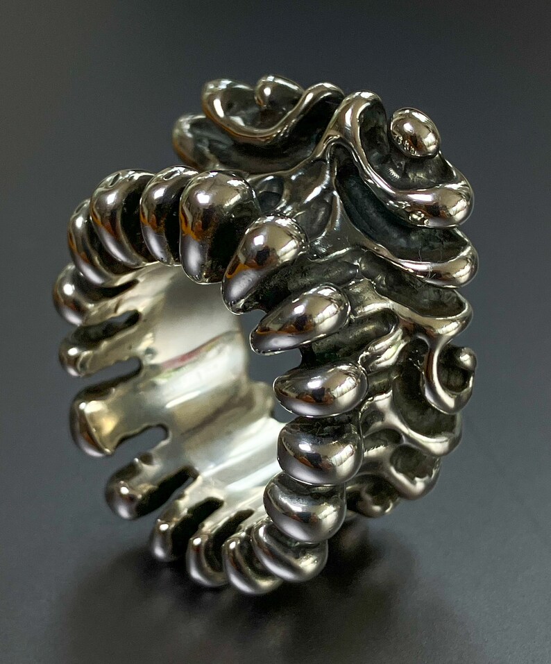 Fabulous 'portal' Statement Ring in Solid Sterling - Etsy