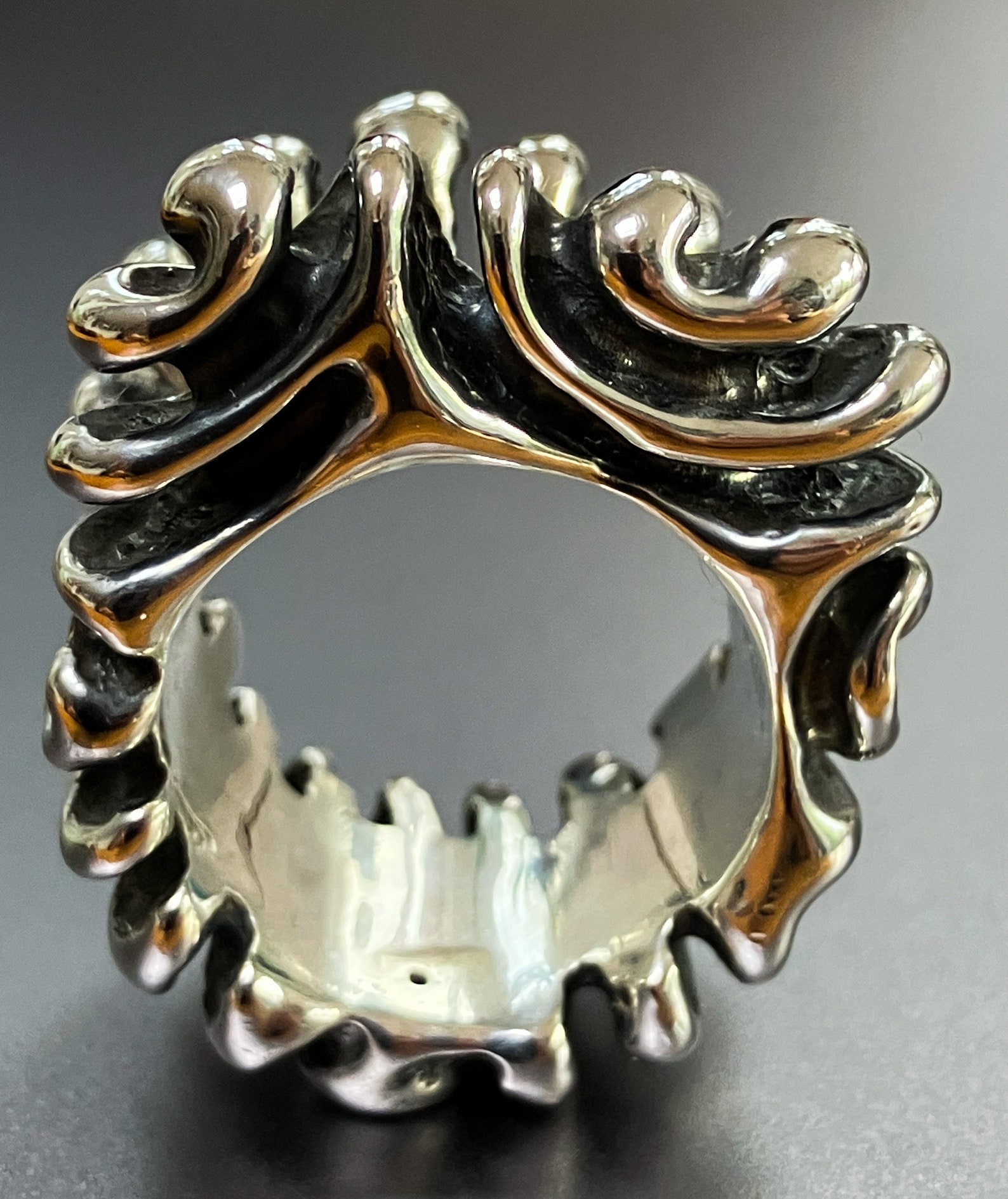 Fabulous 'portal' Statement Ring in Solid Sterling - Etsy