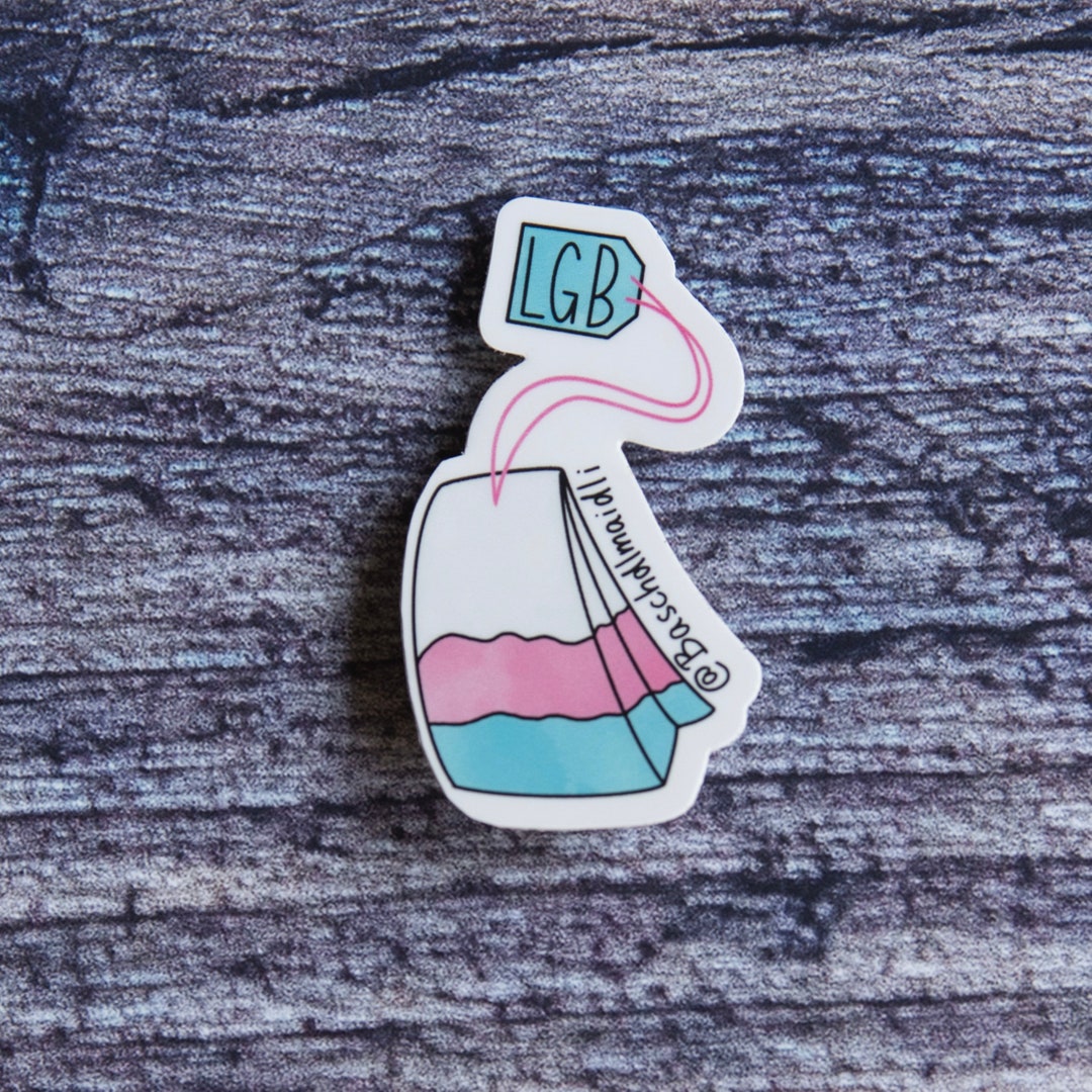 LGB Teabag Die Cut Stickers - Etsy