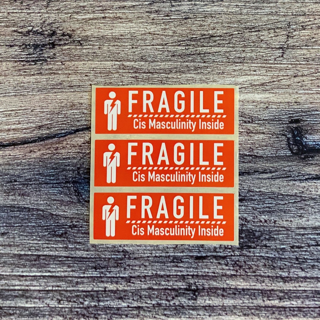 Fragile Cis Masculinity Inside Paper Gift Label BMRCS24 - Etsy