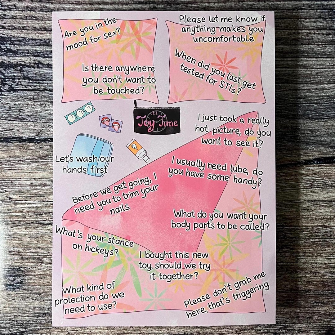 Consent Poster Before/ During/ After - A4 Sex Education Intimacy ...