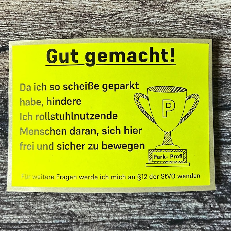 Schlecht geparkt sticker - Etsy.de