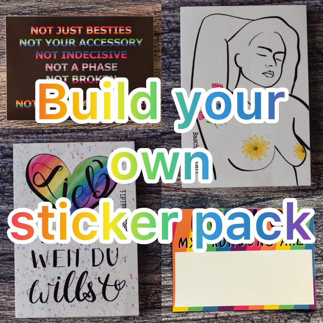 Build Your Own Sticker Pack Etsy