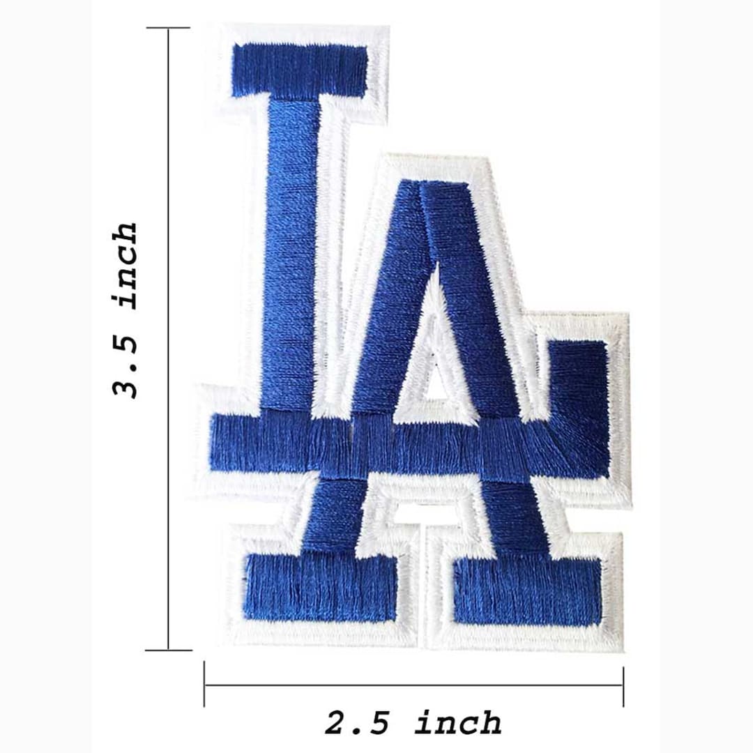 1 PCS la Dodgers Embroidered Iron on Patch Free Shipping - Etsy